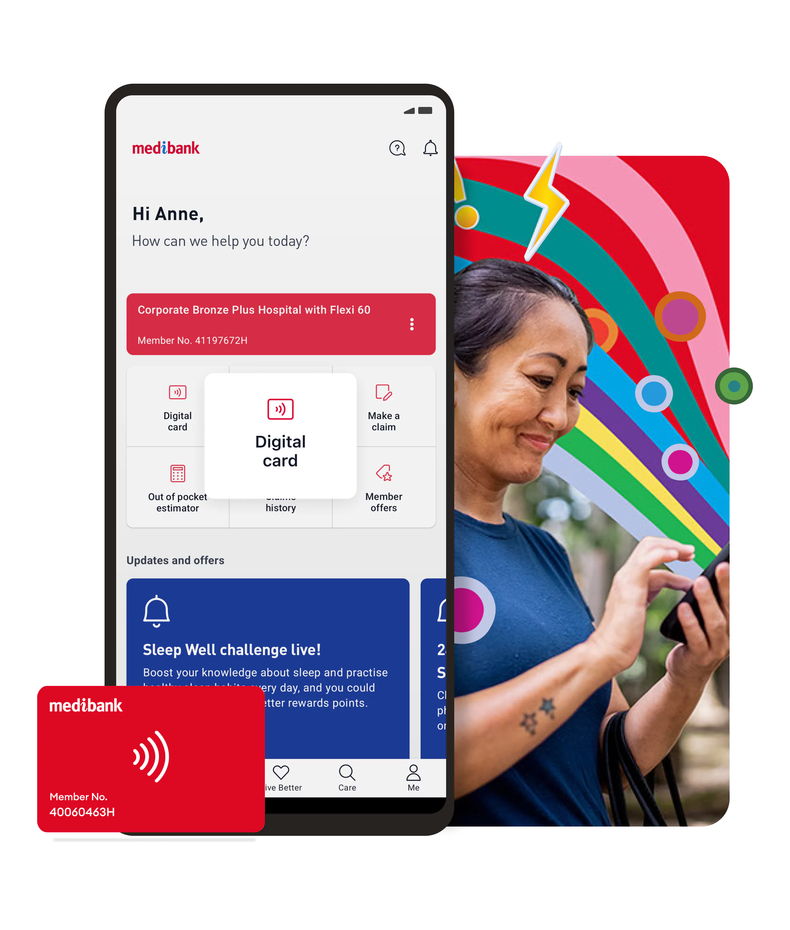 Digital claiming with iPhone | Medibank